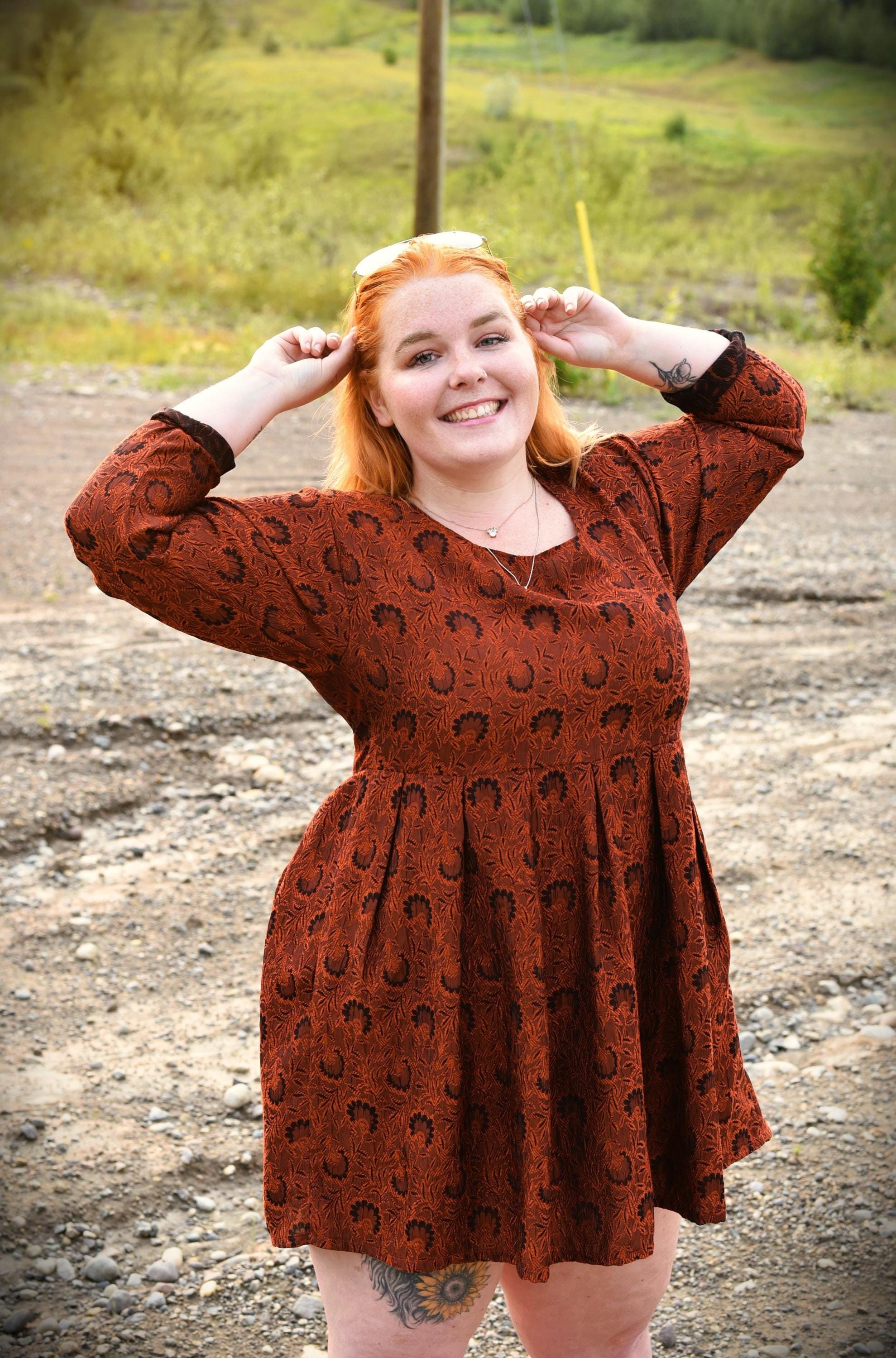 Vintage Orange Baby Doll Dress - Women's Size XL - Etsy