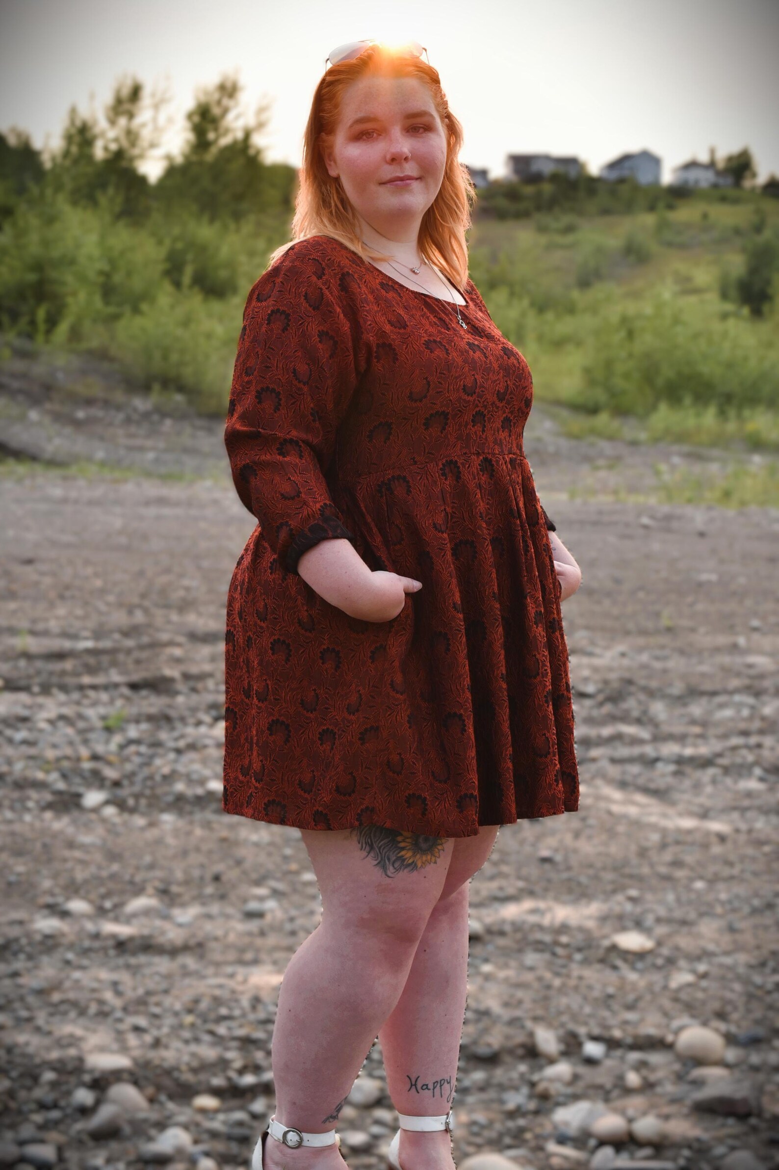 Vintage Orange Baby Doll Dress - Women's Size XL - Etsy