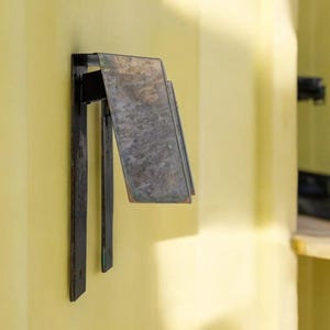 Set of 2 Copper Sconces Light, Outdoor Patina Wall Pendant, Triangle ...