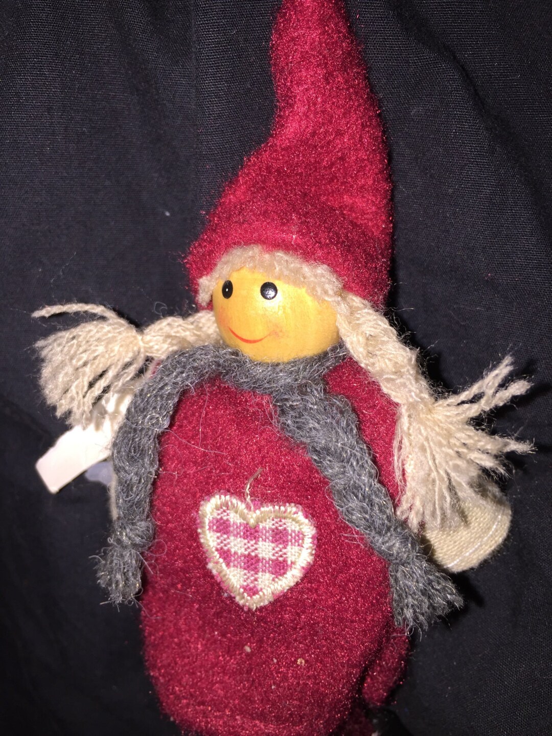 Vintage Denmark Wood Doll Magnet - Etsy