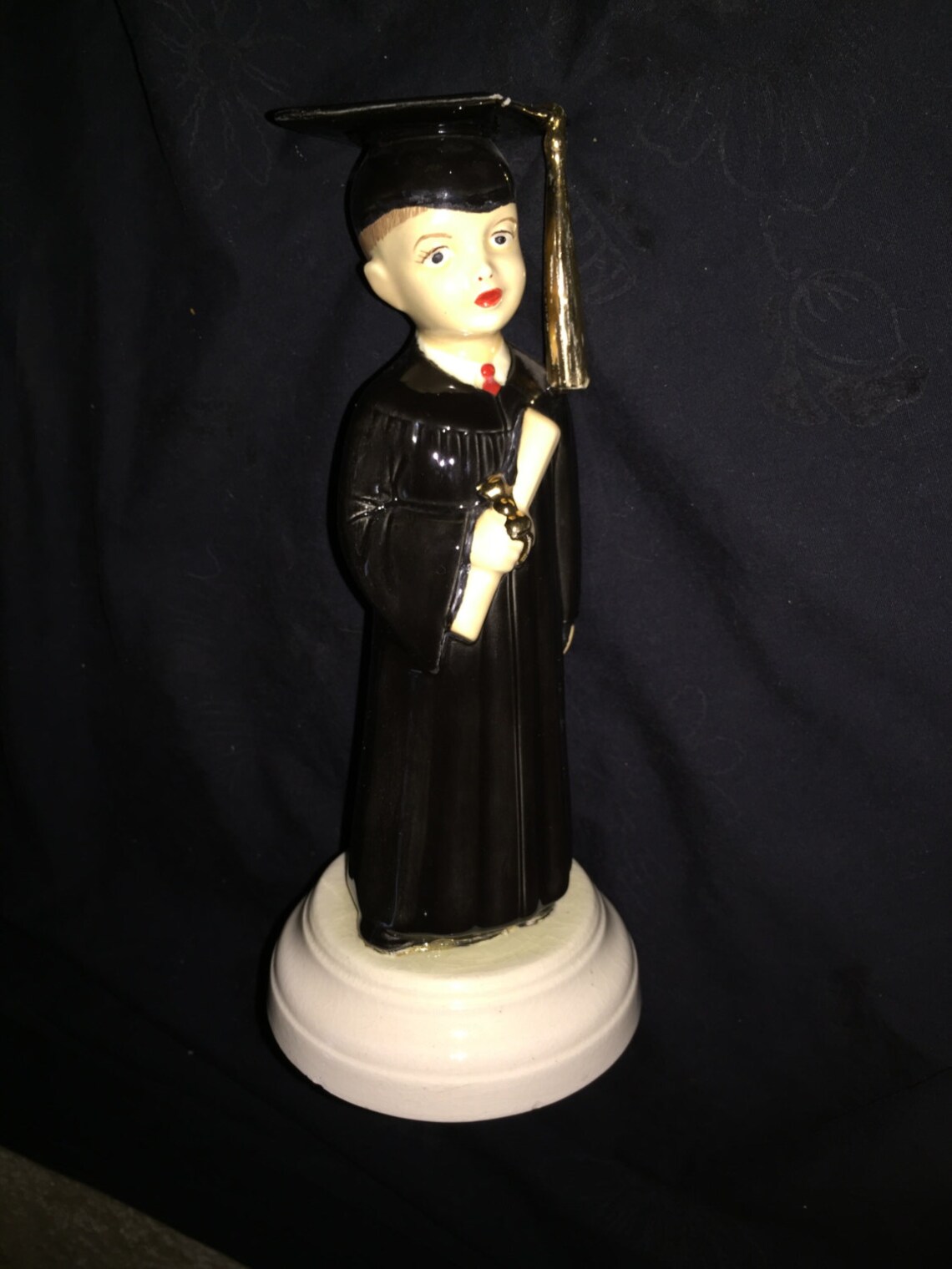 Vintage Boy Graduate Figurine - Etsy