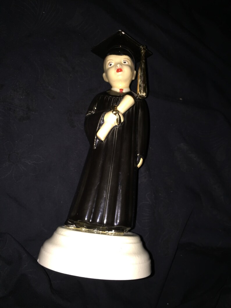 Vintage Boy Graduate Figurine - Etsy