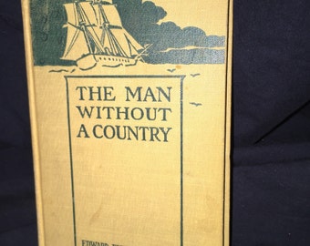 Rare Antique 'the Man Without A Country' Book - Etsy