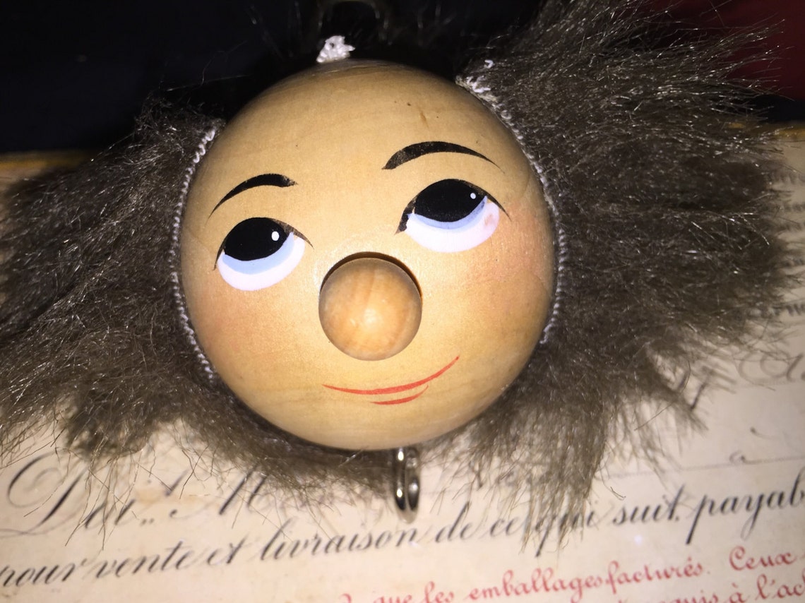 Vintage Wood Puppet Head - Etsy