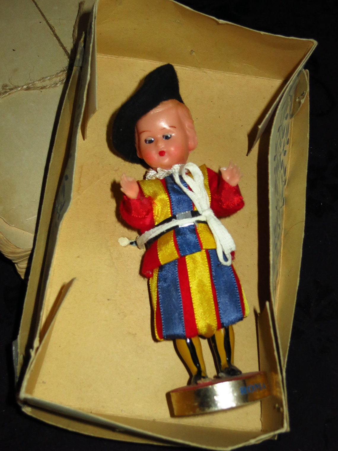 Vintage Italian Boy Doll in Box - Etsy