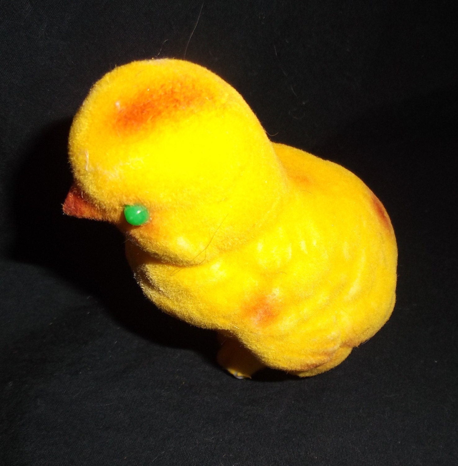 Vintage Flocked Easter Peep | Etsy