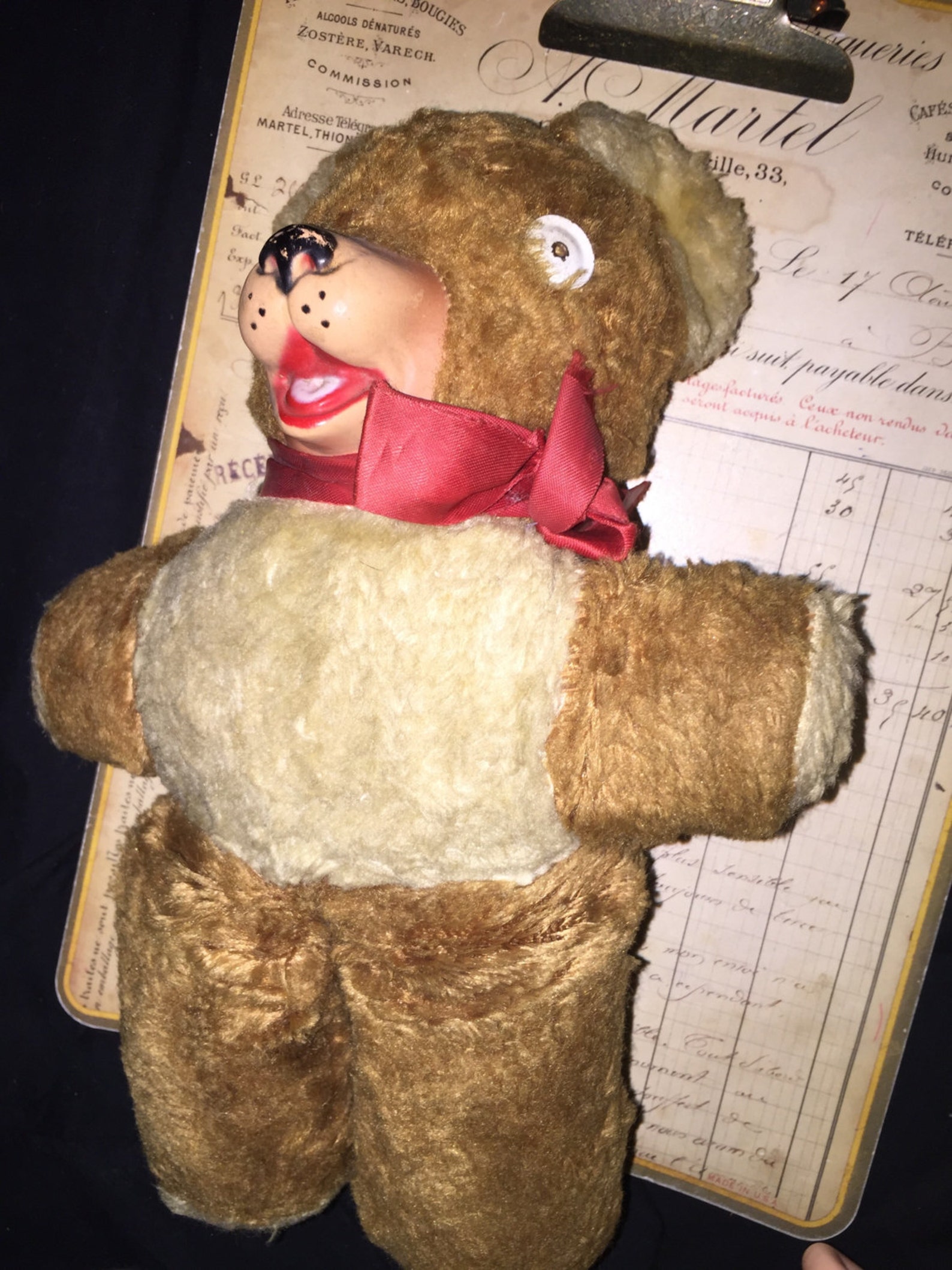 Antique Wind-Up Teddy Bear | Etsy