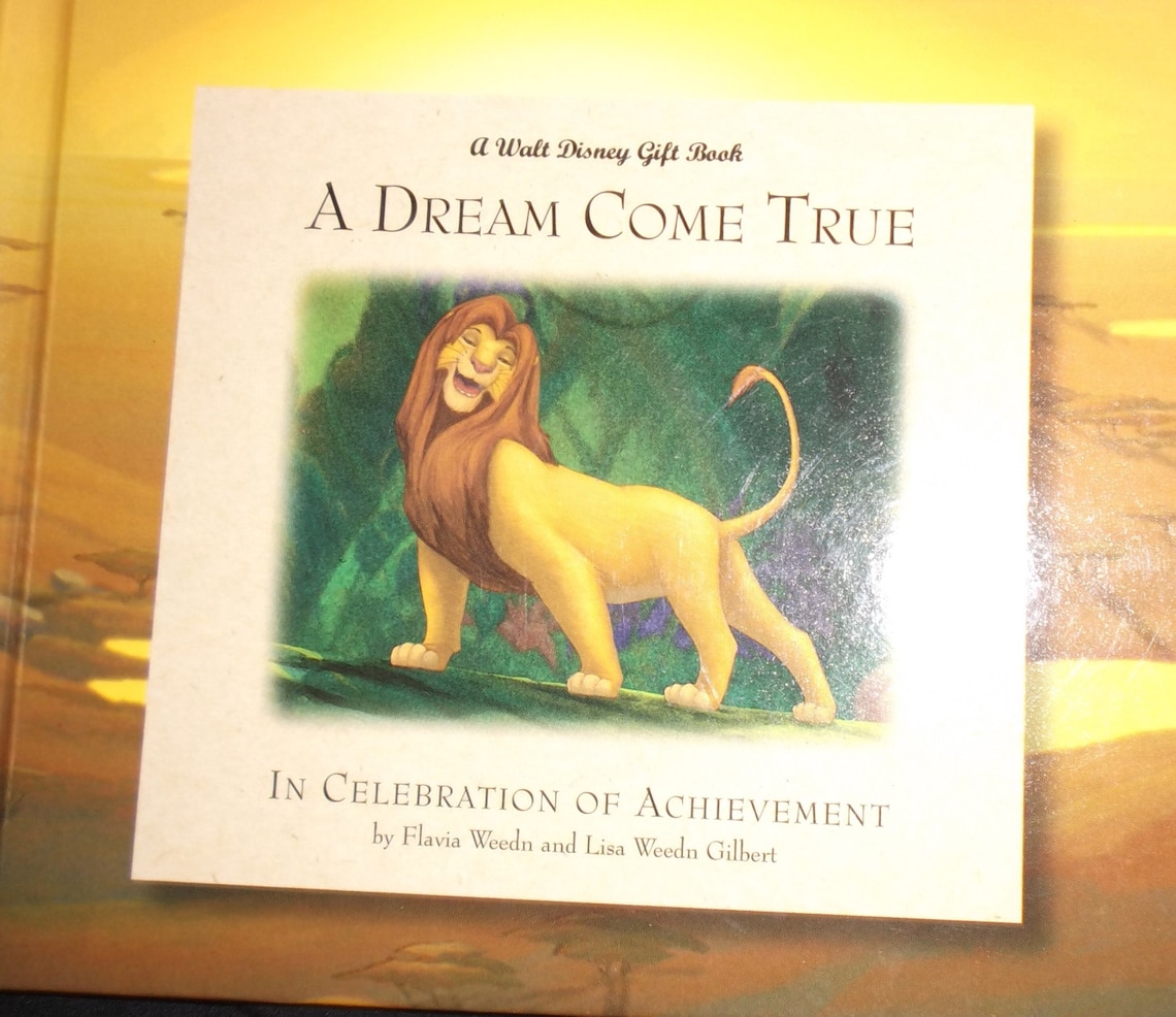 Walt Disney's A Dream Come True Book - Etsy
