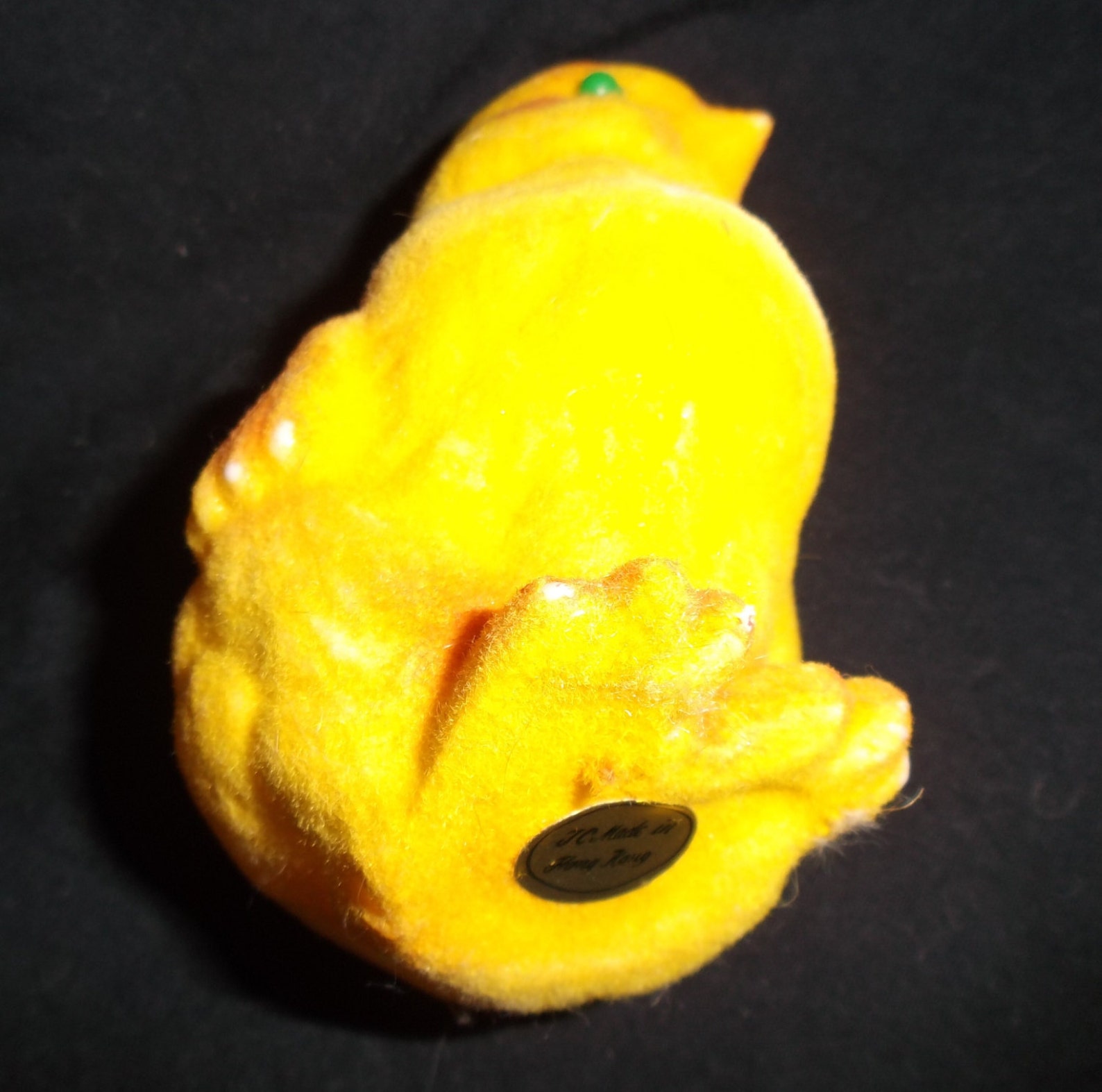 Vintage Flocked Easter Peep | Etsy