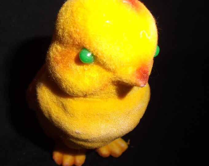 Vintage Flocked Easter Peep - Etsy
