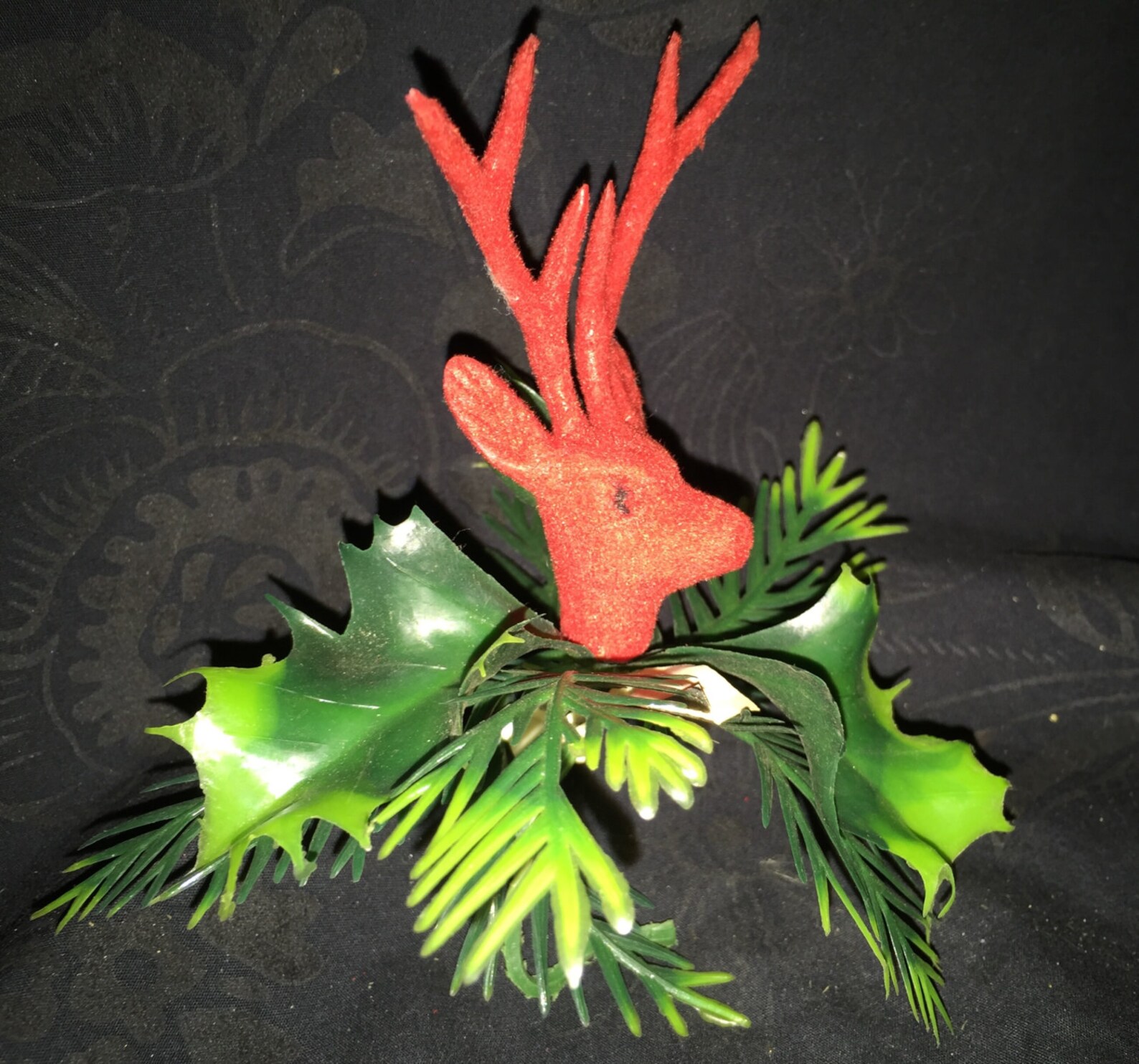 Vintage Christmas Reindeer Head | Etsy