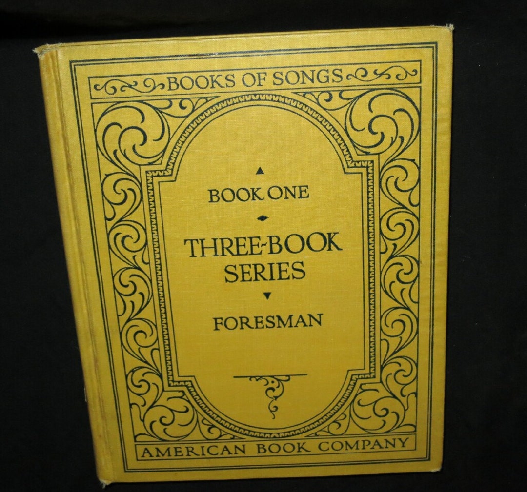 1933 School Music Song Book - Etsy