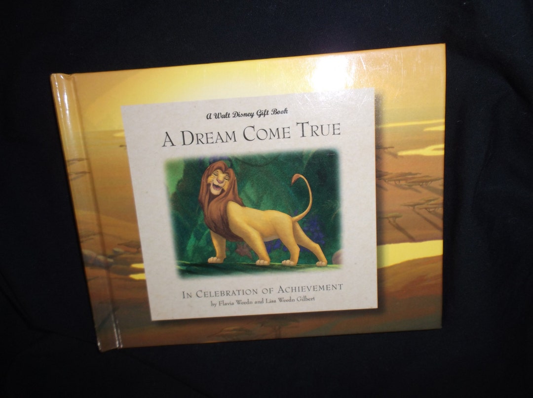 Walt Disney's A Dream Come True Book - Etsy