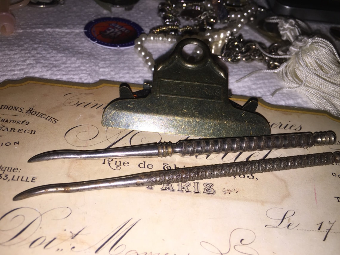 Antique Metal Picks - Etsy