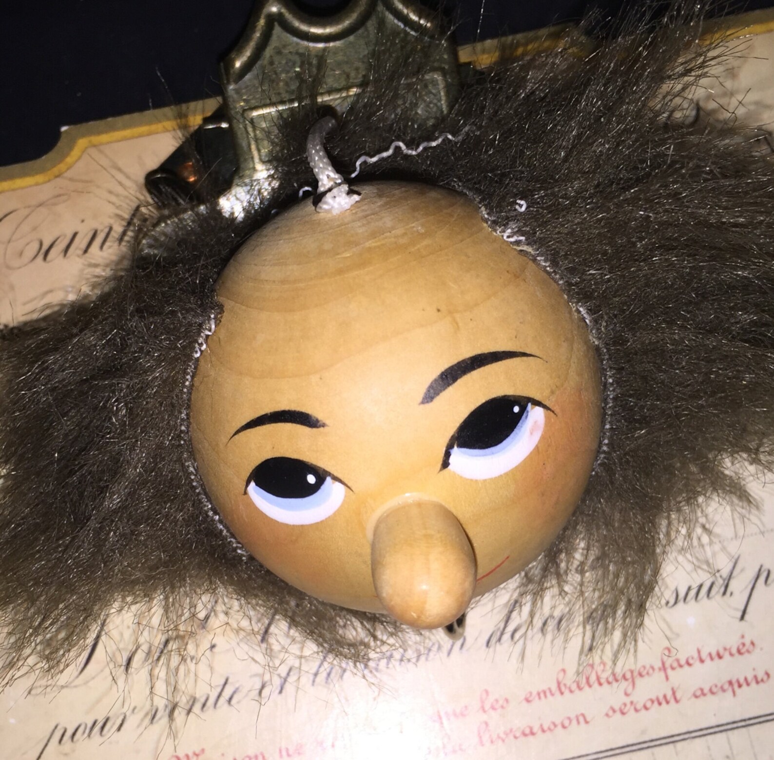 Vintage Wood Puppet Head - Etsy
