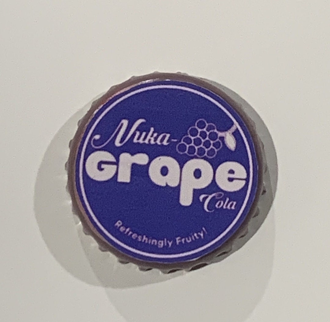 Fallout Nuka Cola Grape Bottle Cap Pin - Etsy