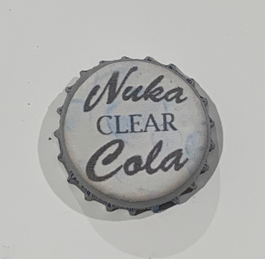 Fallout Nuka Cola Clear Bottle Cap Pin - Etsy