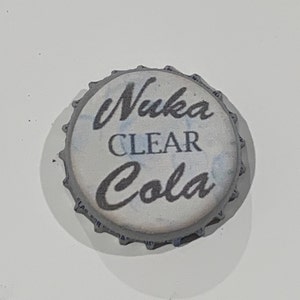 Fallout Nuka Cola Clear Bottle Cap Pin - Etsy