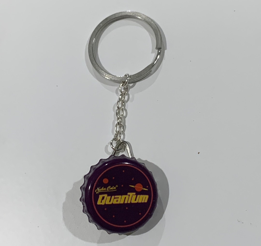 Fallout Nuka Cola Quantum Bottle Cap Keychain - Etsy