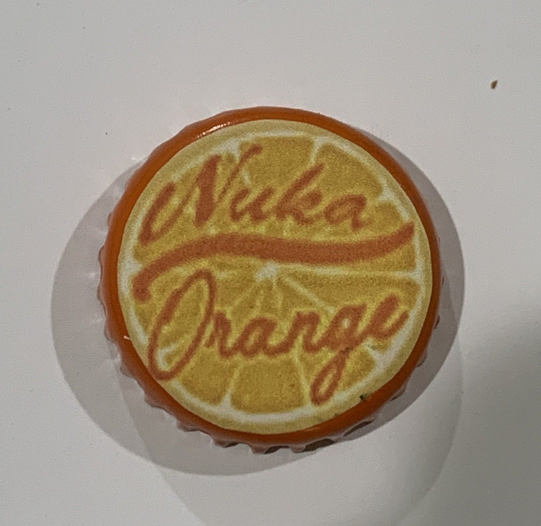 Fallout Nuka Cola Orange Bottle Cap Pin - Etsy