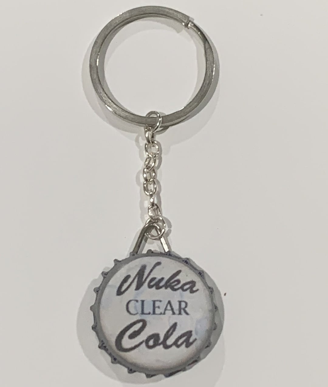 Fallout Nuka Cola Clear Bottle Cap Keychain - Etsy
