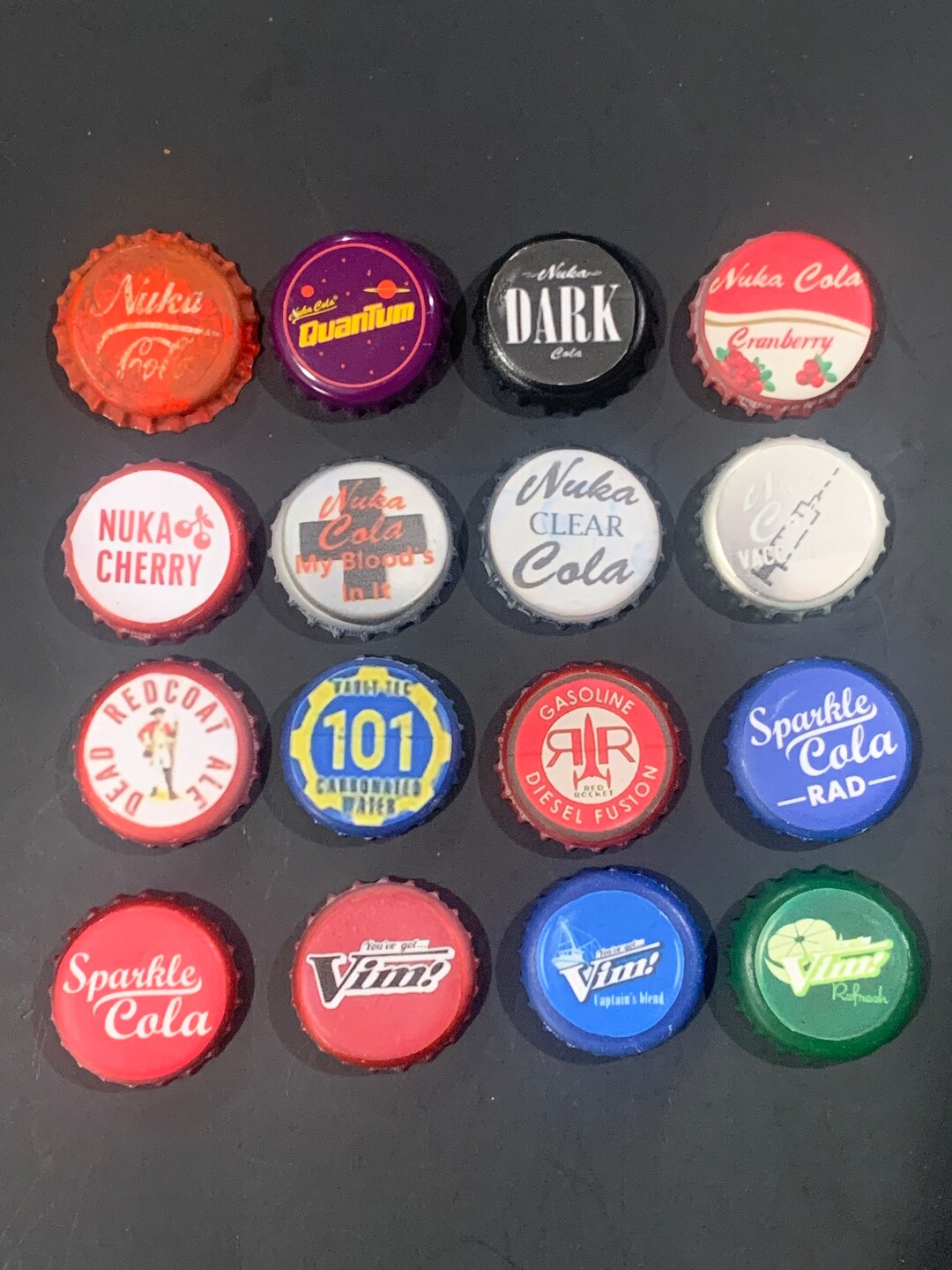 Fallout Nuka Cola Cap Pins - Etsy