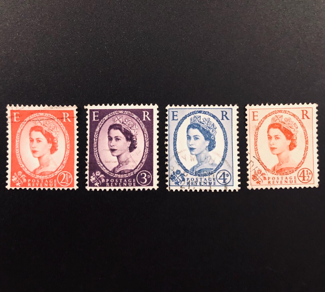 Queen Elizabeth II - Used Pre-decimal Stamps (1952-1971) This ...