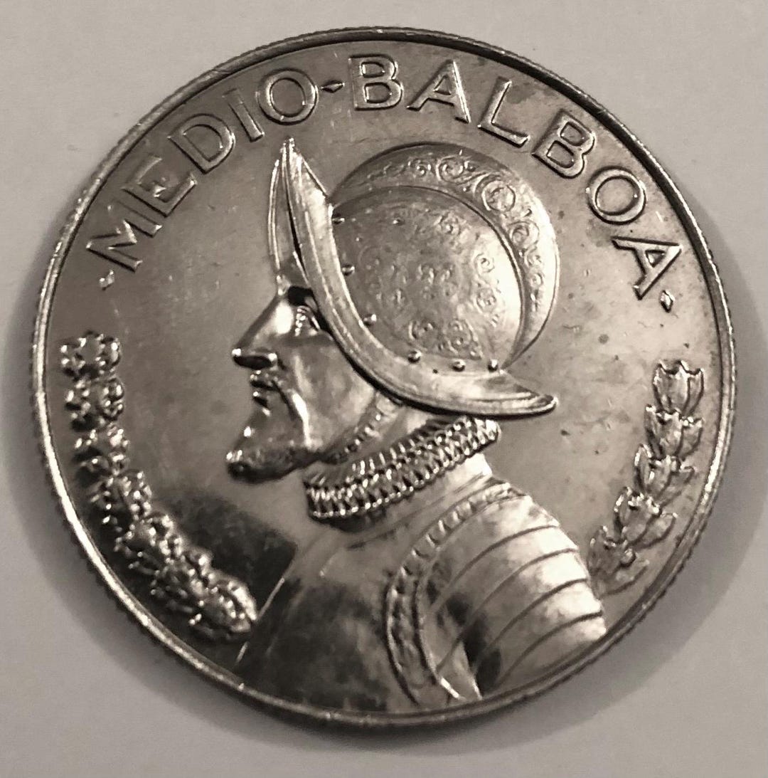 1993 -1/4 Panamanian Balboa Coin is Along With the United States Dollar ...
