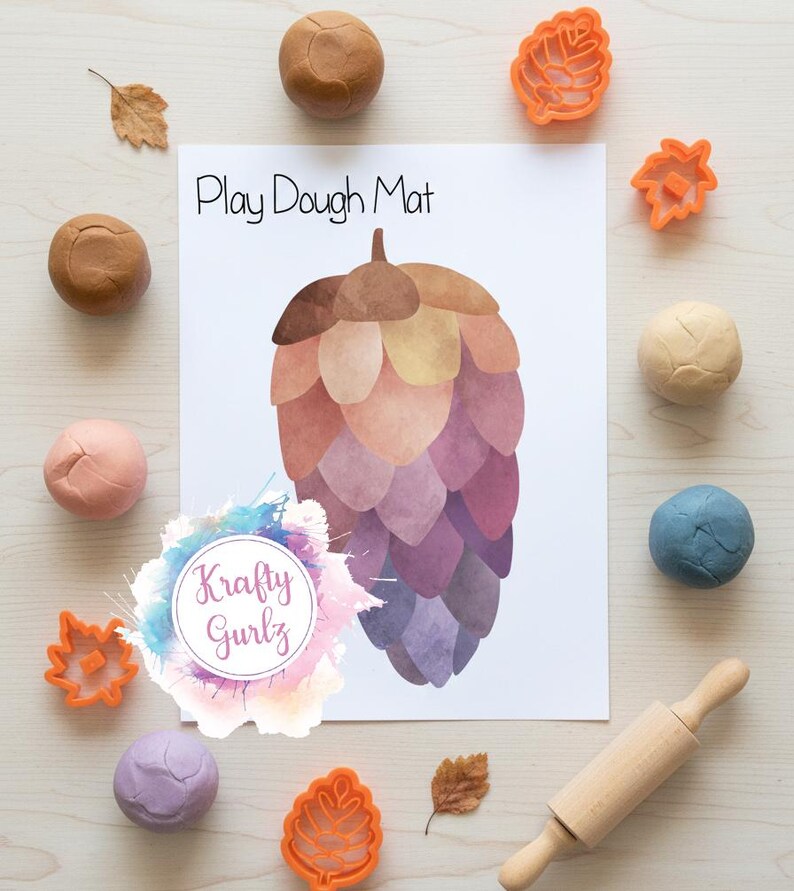 Woodland Wonders Play Dough Mats - Educational & Sensory Fun! - Etsy