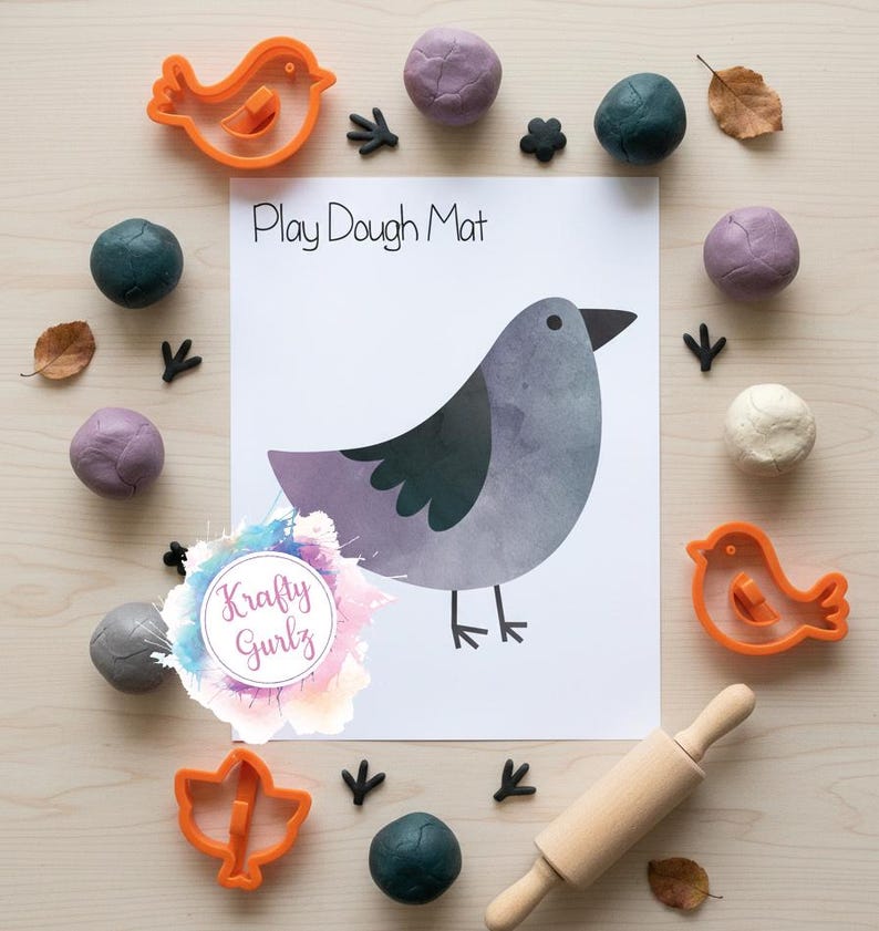 Woodland Wonders Play Dough Mats - Educational & Sensory Fun! - Etsy