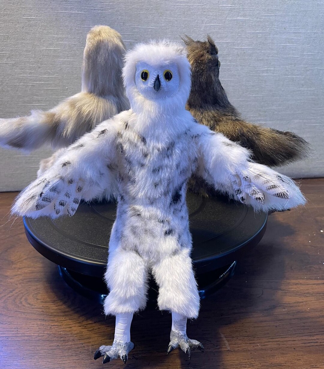 Snowy Owl Companion - Posable Art Doll - Etsy