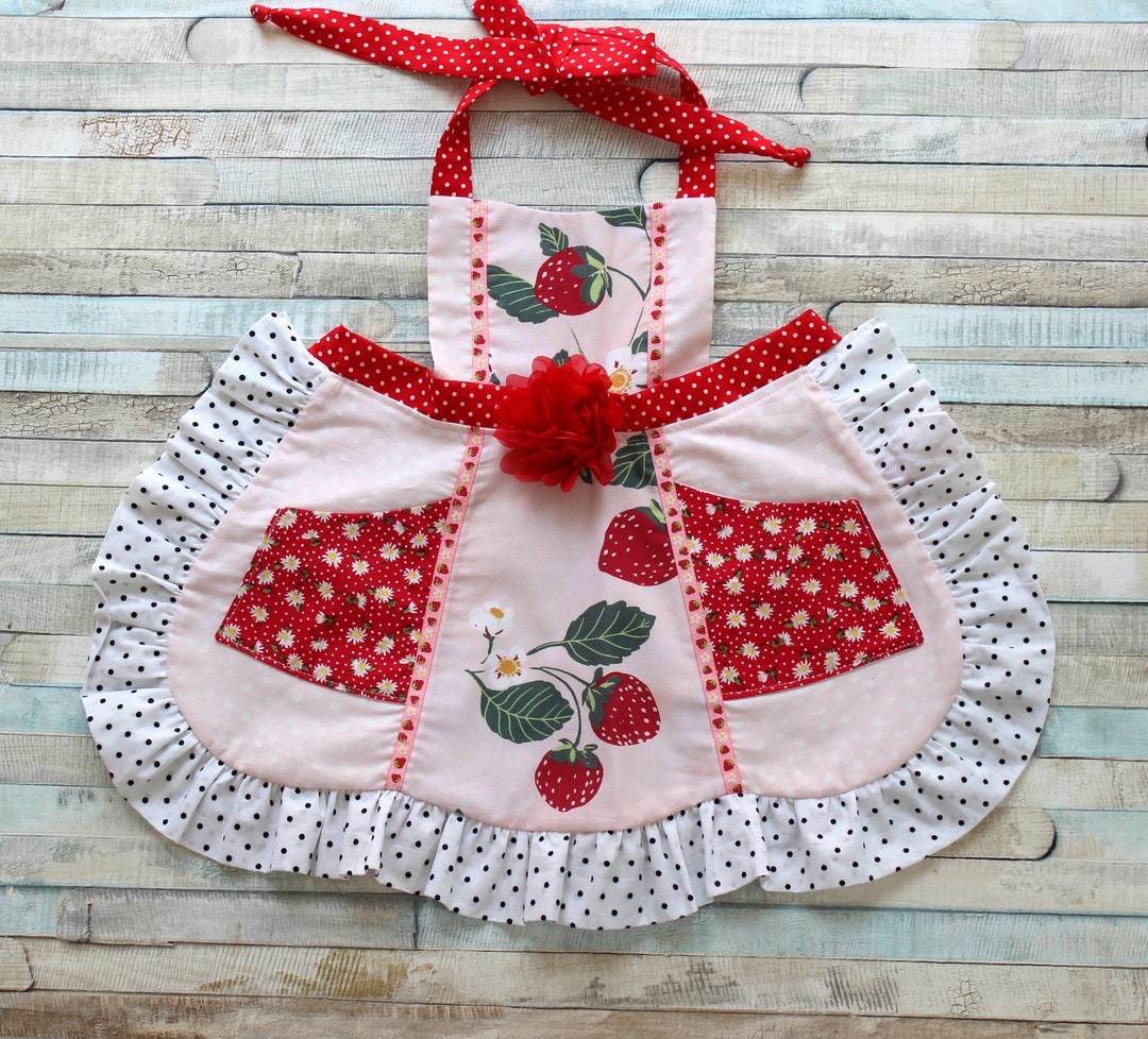 Floral Apron Apron Toddler Apron Girls Apron - Etsy