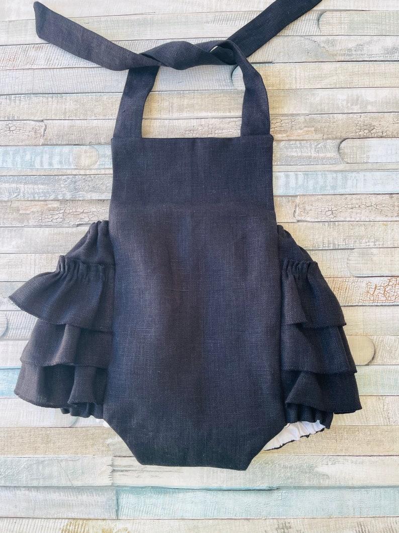 Linen Romper, Stonewash Linen, Summer Romper, Romper, Beach Romper ...