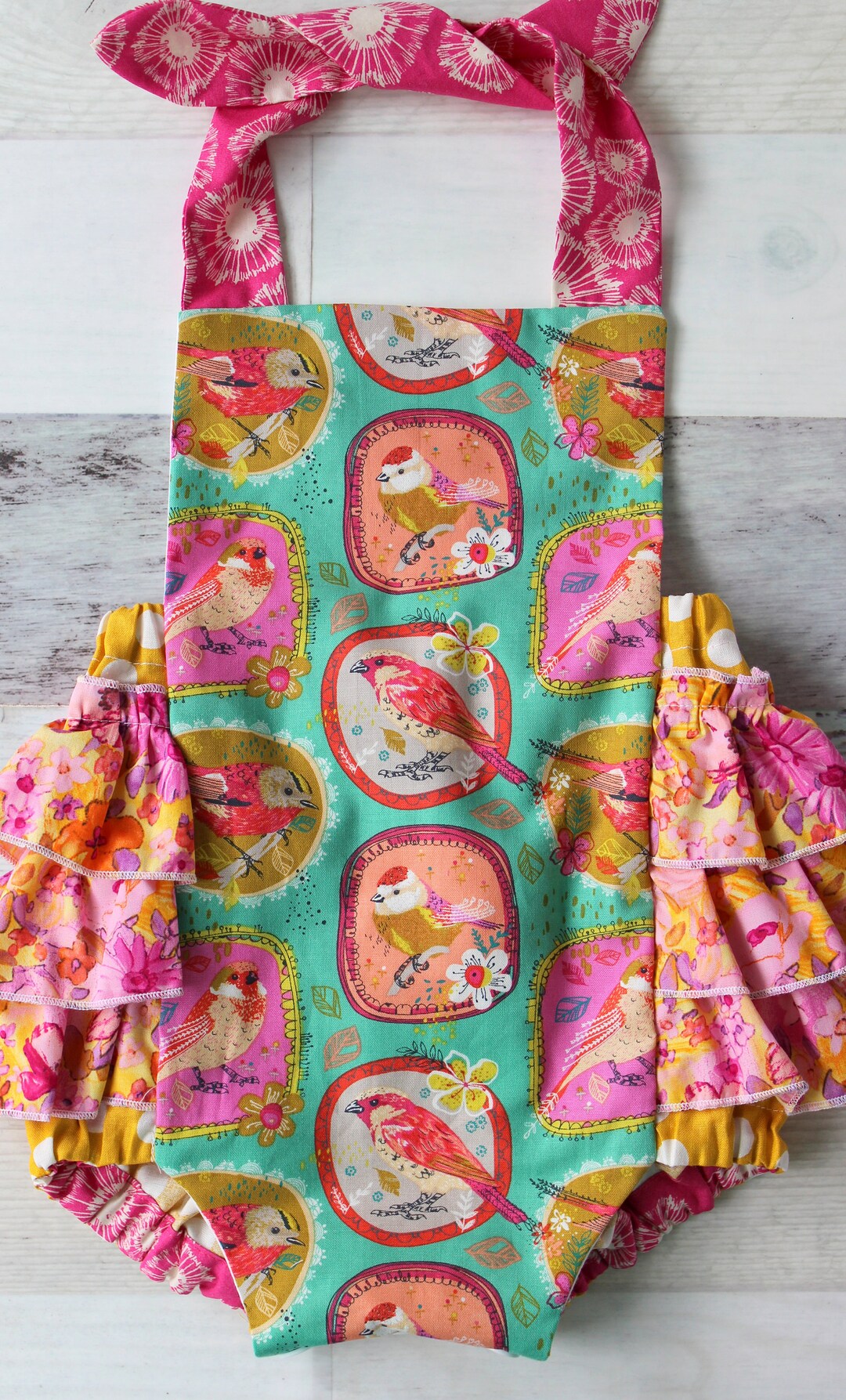 Fancy Bird Romper, Flights of Fancy Romper, Baby Romper, Toddler Romper ...
