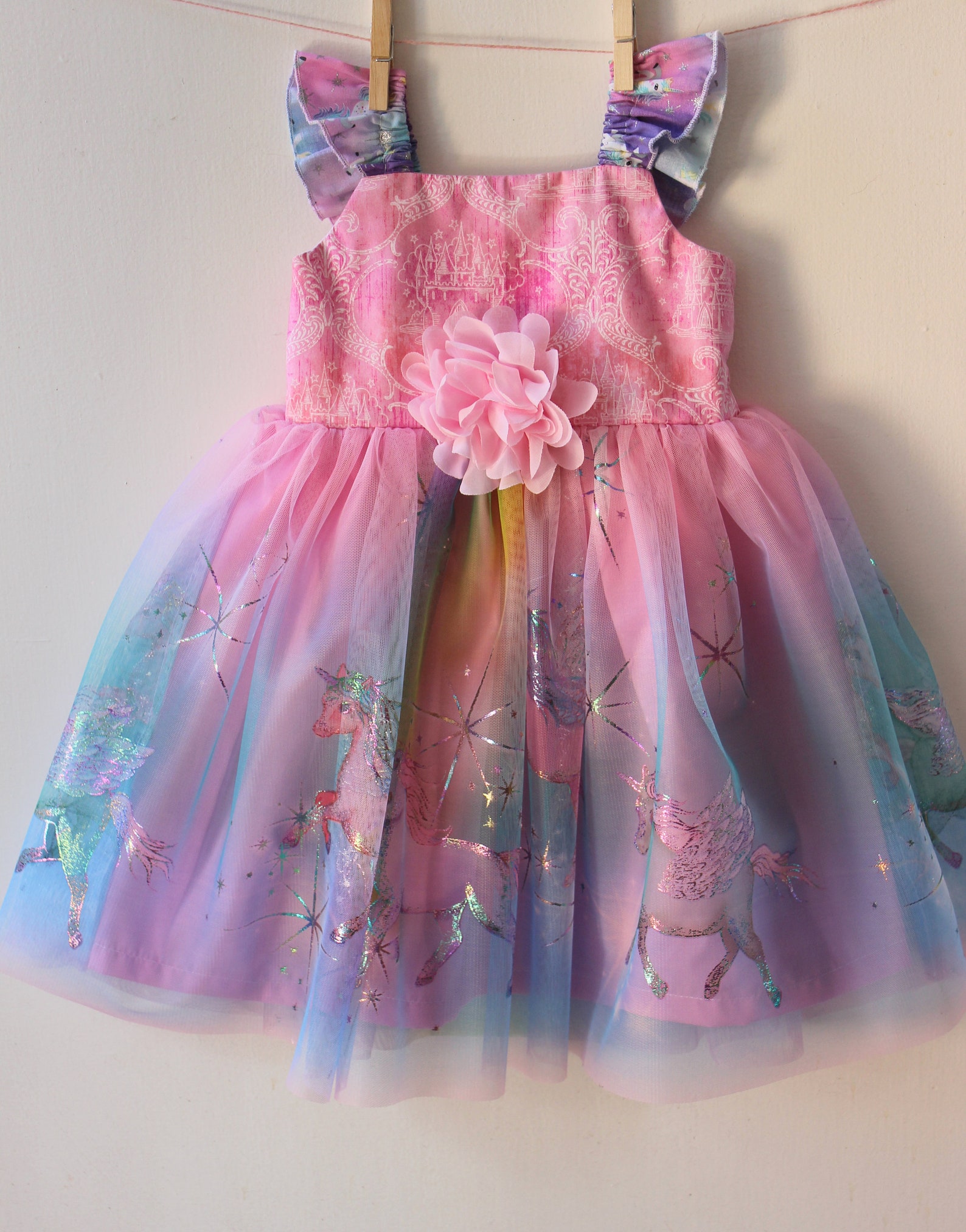Unicorn Dress Unicorn Party Dress Girls Dress Baby Dress - Etsy