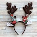 Reindeer Headband Christmas Reindeer Ears Parade Headband - Etsy