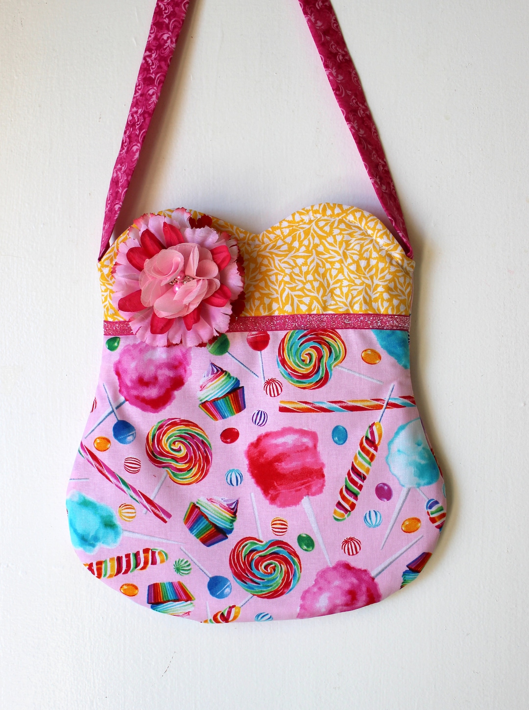 Cotton Candy Lollipop Purse, Girls Purse, Toddler Purse, Spring Purse ...