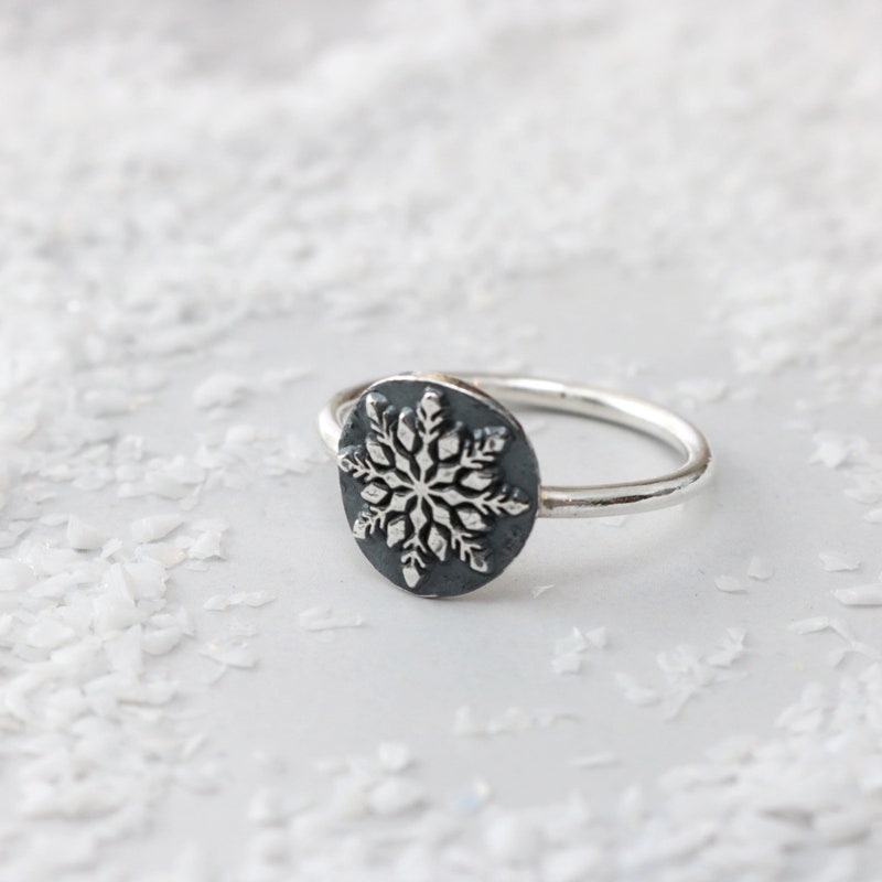Snowflake Ring - Etsy