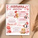 February Valentines Classroom Newsletter, Canva Template (digital ...