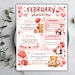 February Valentines Classroom Newsletter, Canva Template (digital ...