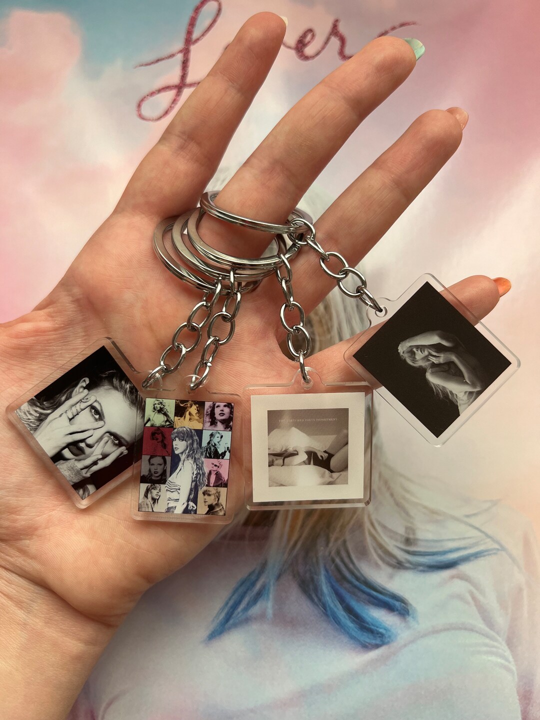 Taylor Swift Acrylic Keychains - Etsy