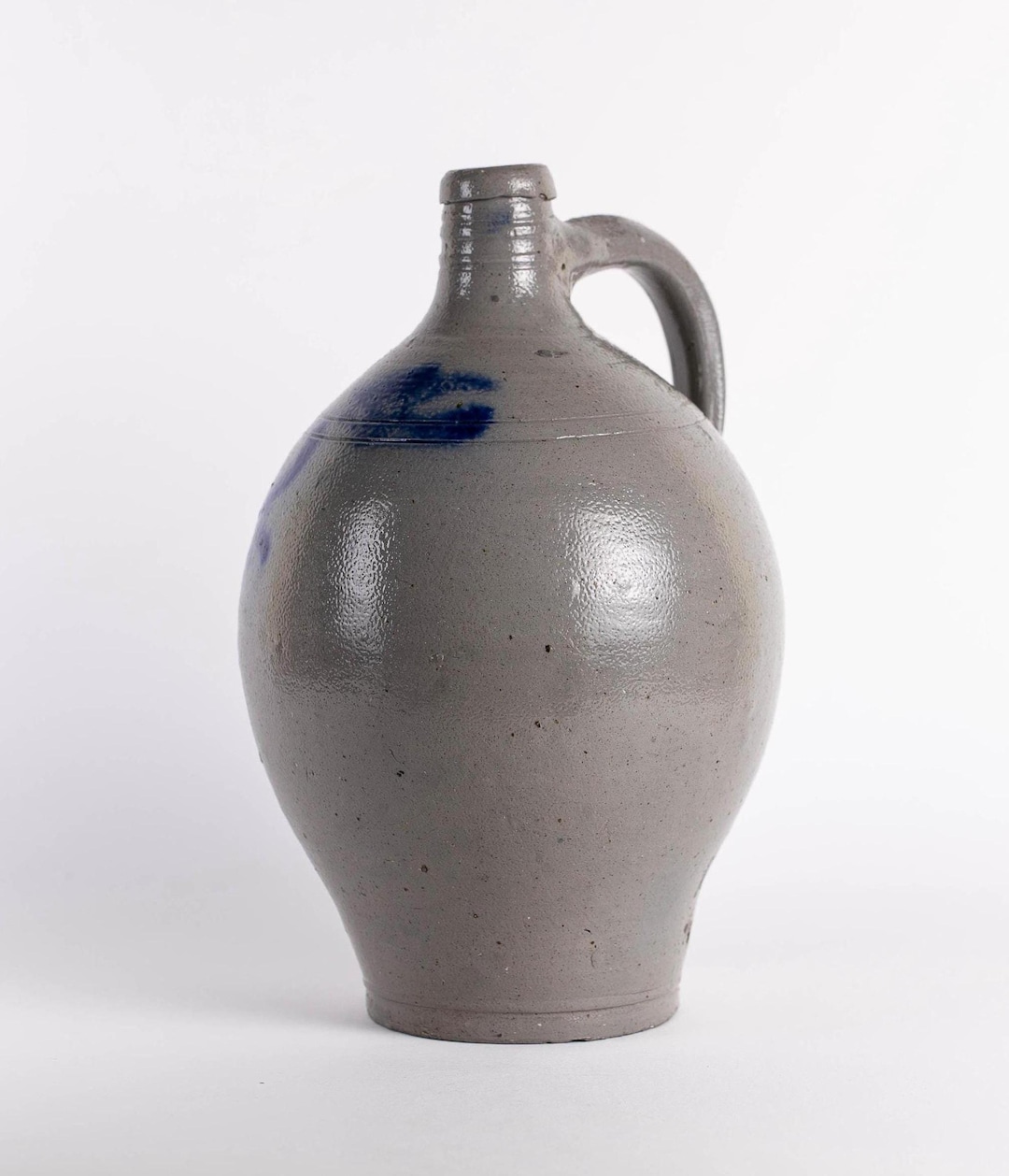 19th Century Saltglazed Stoneware Wine Jug | Antique French Pottery ...