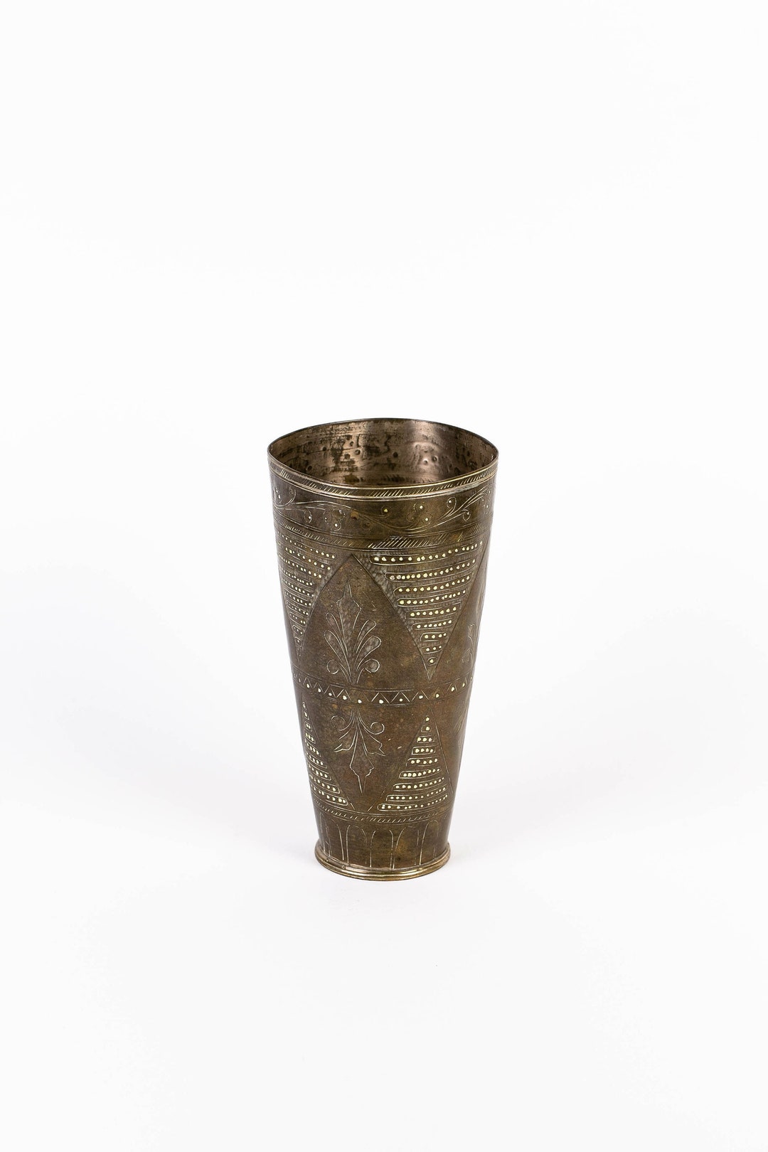 Vintage Brass Lassi Cup From First Half of 20th Century - Etsy