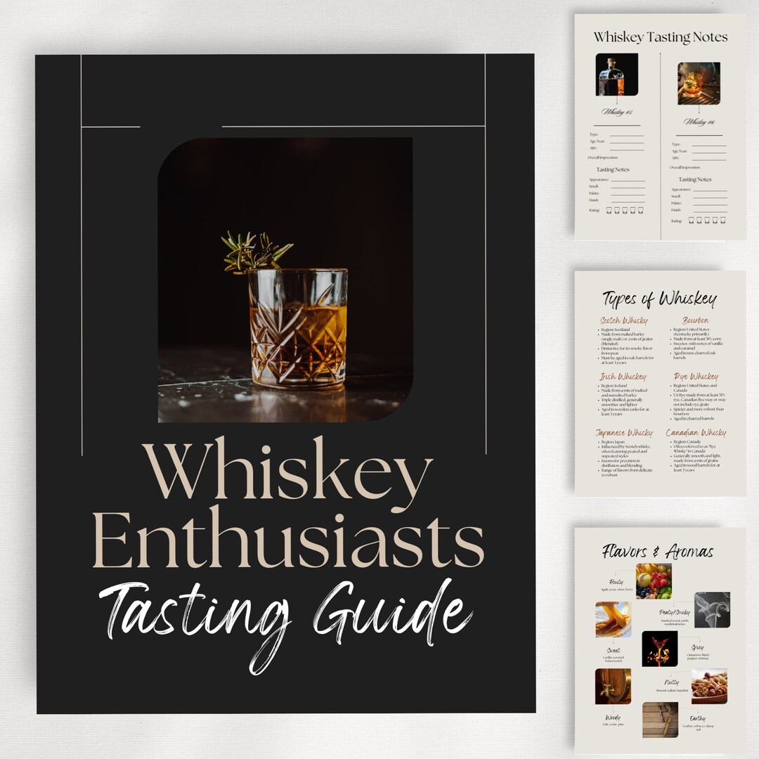 Whiskey Tasting Guide, Whiskey Party, Bourbon Tasting, Score Card ...