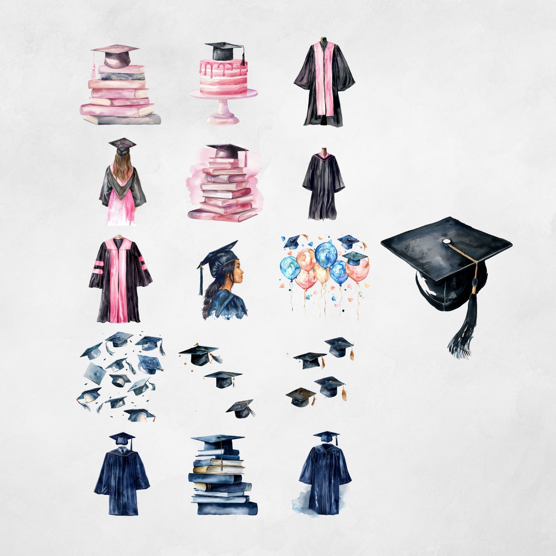 Graduation Clipart Grad Clipart Graduation Cap PNG Last Day School ...