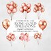 Rose Gold Balloon Clipart New Years Clipart Party Clipart Celebration ...