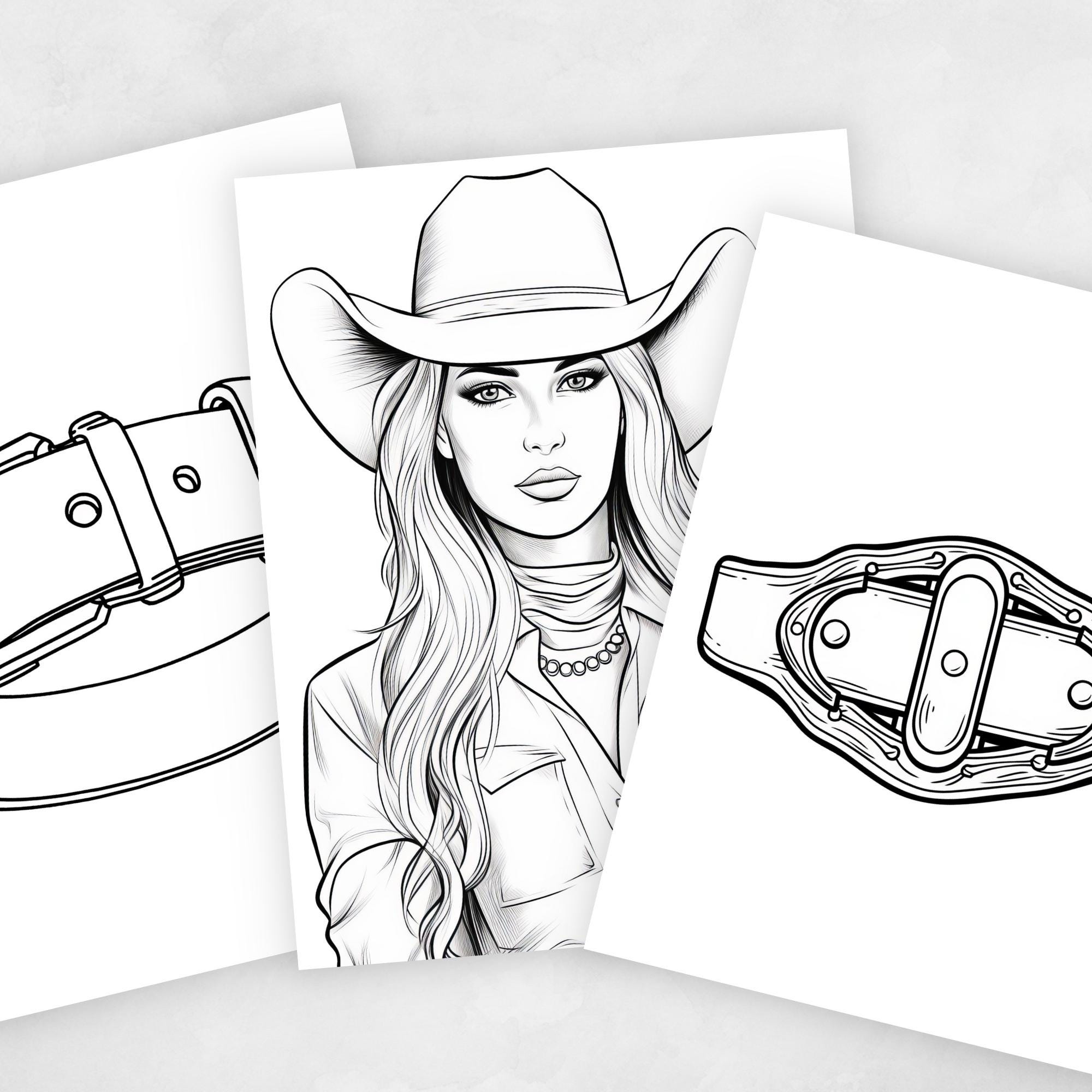 Rodeo Party Booklet, Rodeo Themed Party, Rodeo Coloring, Cowboy ...