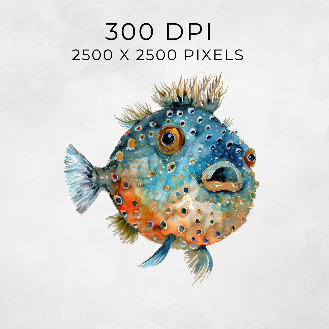 Puffer Fish Clipart, Puffer Fish Svg, Pufferfish Clipart, Puffer Fish ...