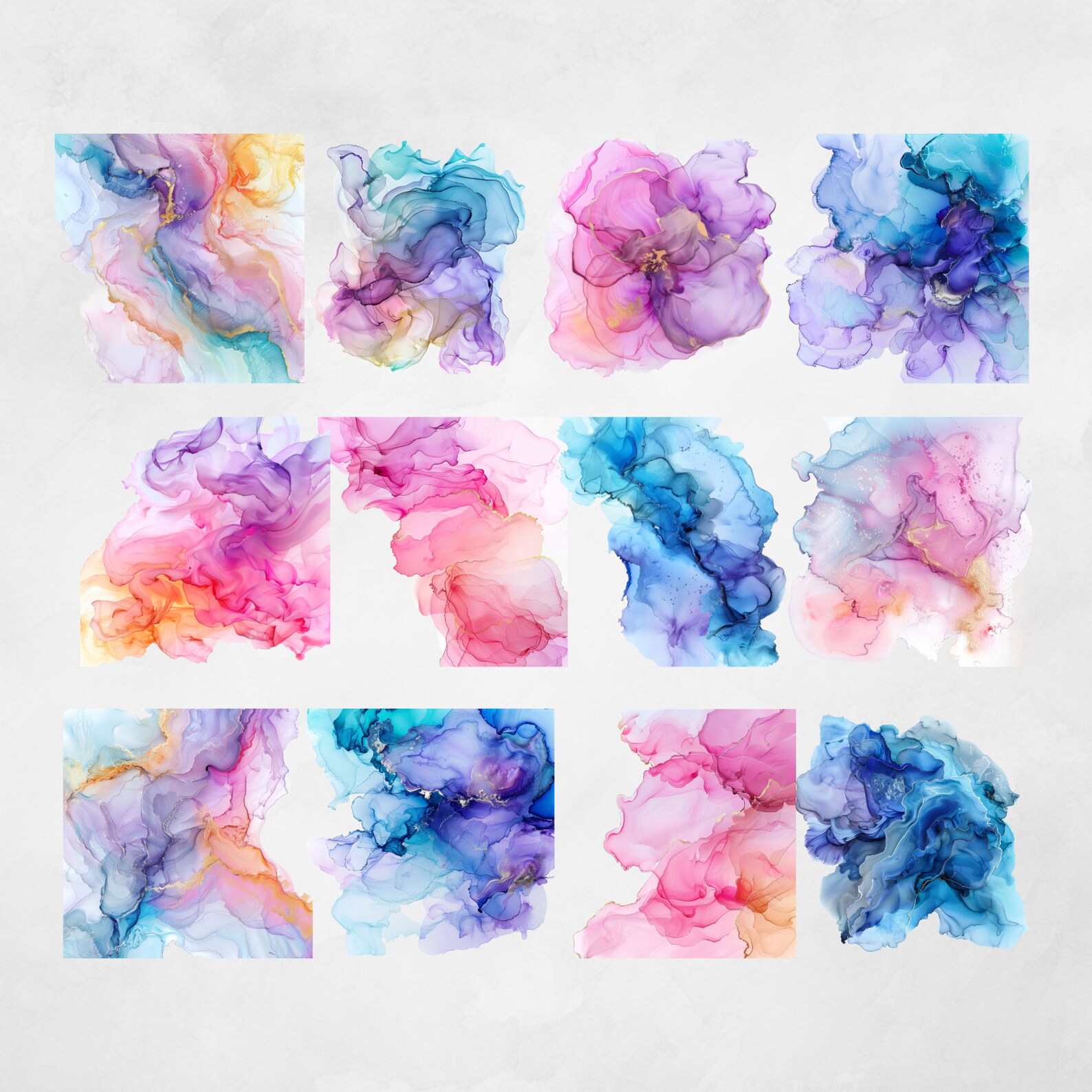 Alcohol Ink Clipart PNG, Watercolor Splash, Splashes Background ...