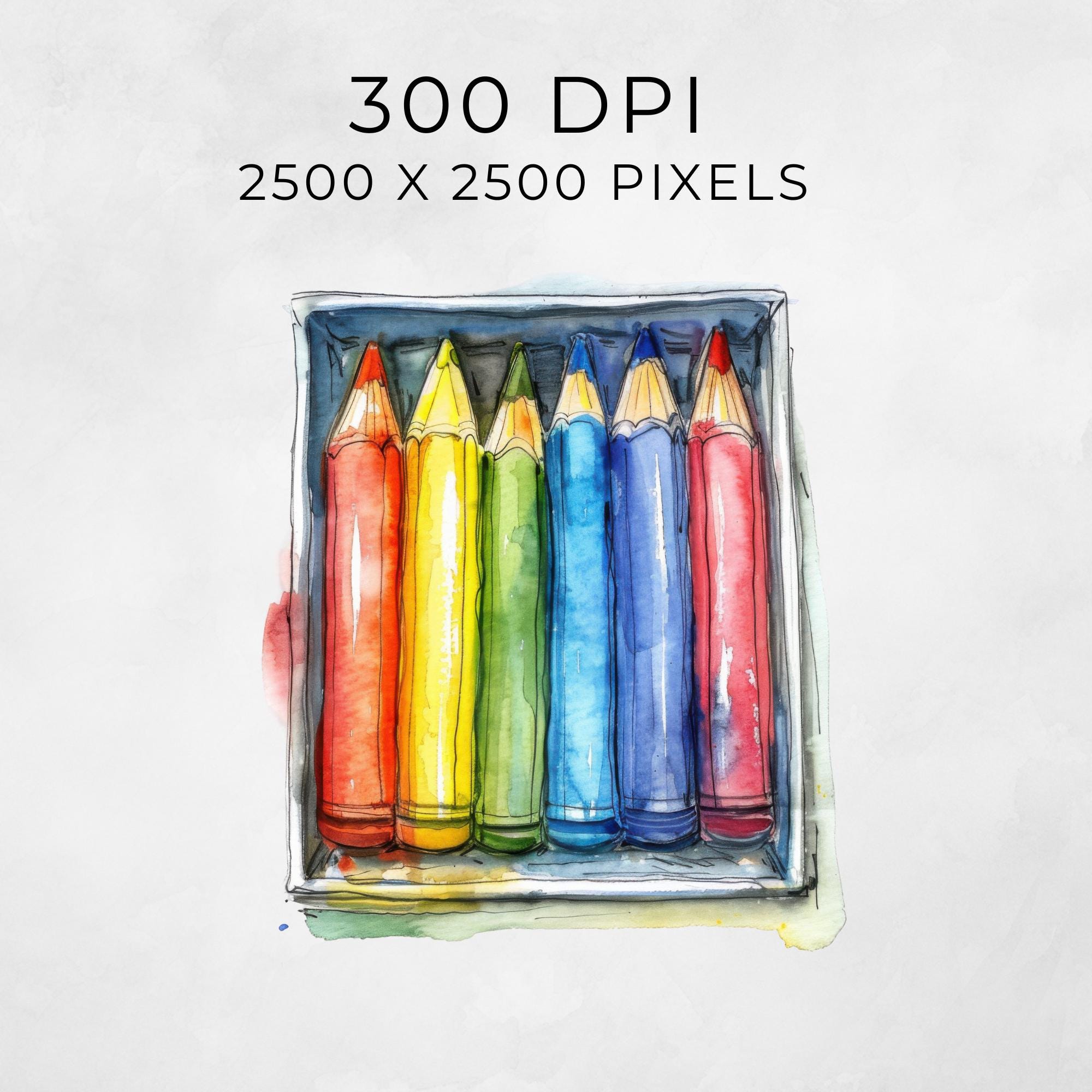 Crayon Box Clipart, School Supplies, Back to School Png, Crayon Clipart ...